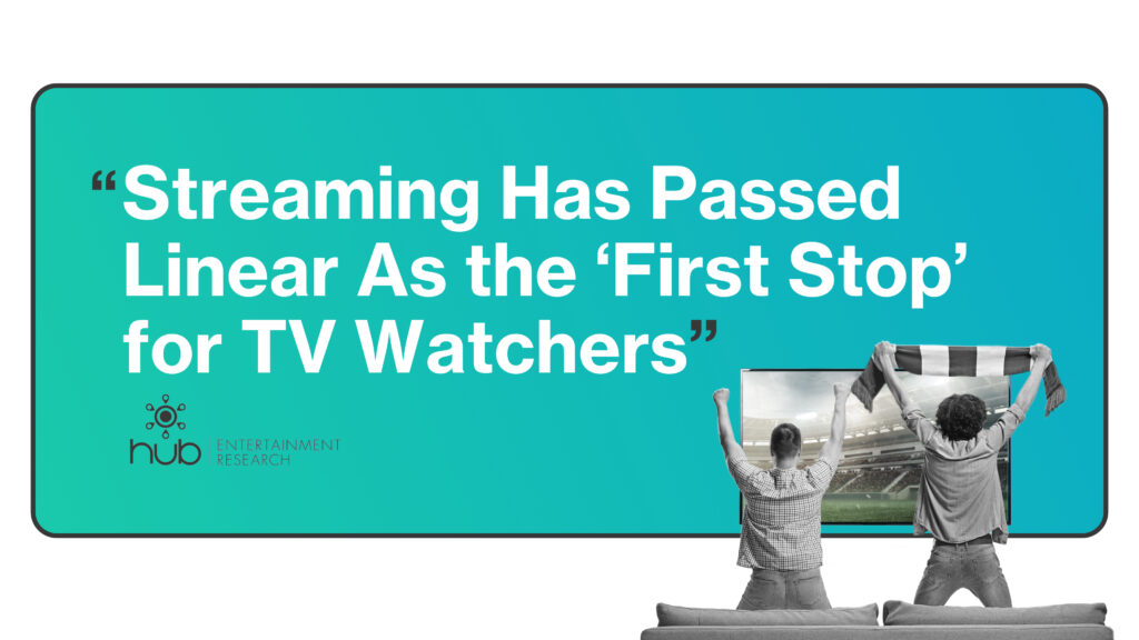 Streaming Has Passed Linear As the ‘First Stop’ for TV Watchers - MNTN ...