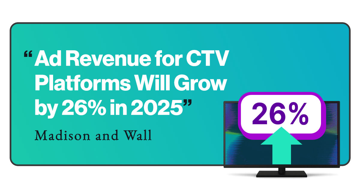 Ad Revenue for CTV Platforms Will Grow by 26% in 2025 - MNTN Research